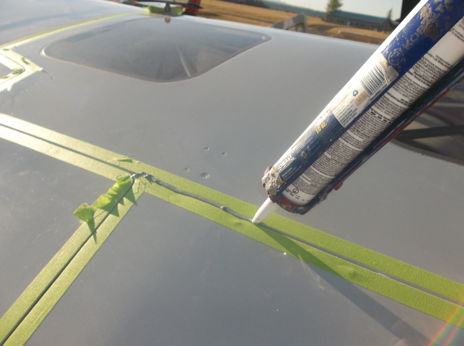 Como é feito a selagem em aeronaves