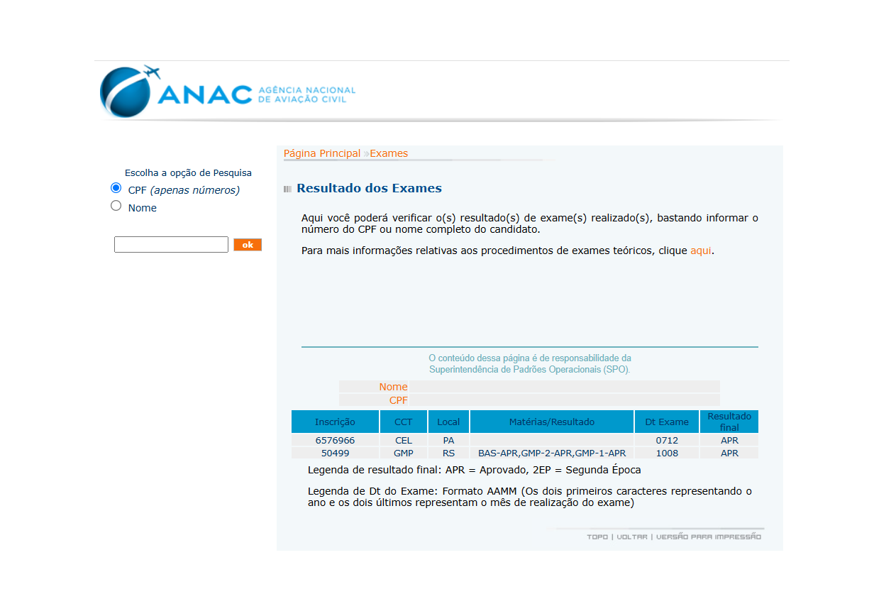 Como consultar o Resultado da prova ANAC - CCT